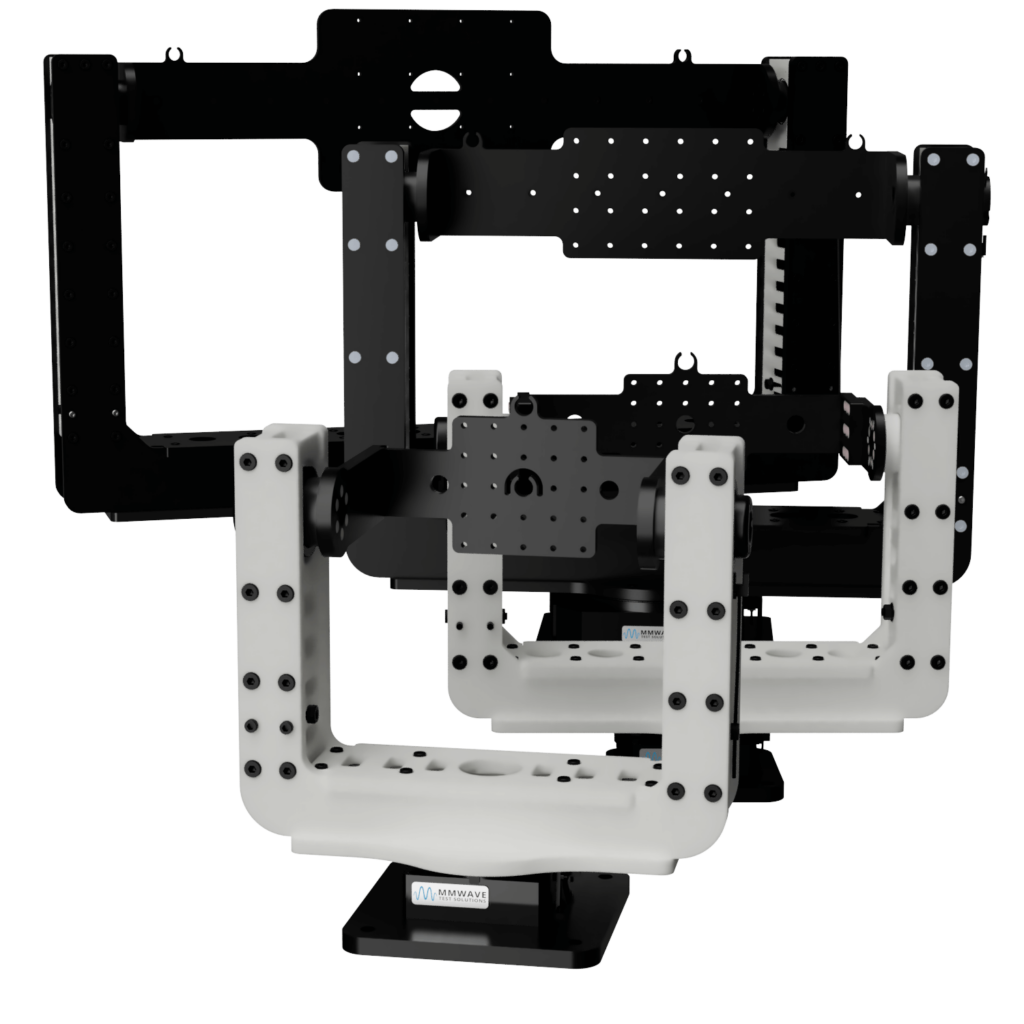 DUO antenna positioners for mmWave and radar test